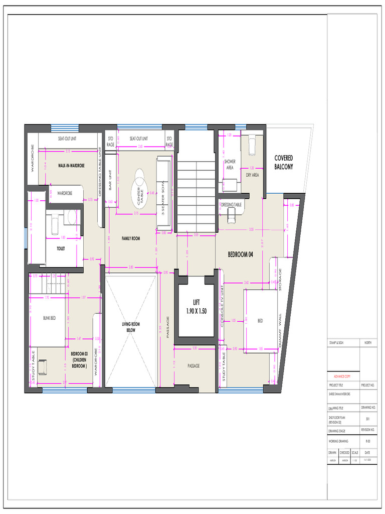 Shree Swami Interiors Furniture Layout Proposal r2 2nd Floor Plan | PDF ...
