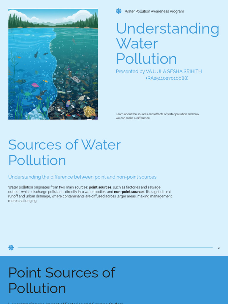 Water Pollution: Sources and Effects | PDF | Water Pollution | Pollution