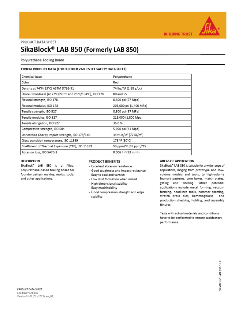 Sika Block | PDF | Materials | Industrial Processes