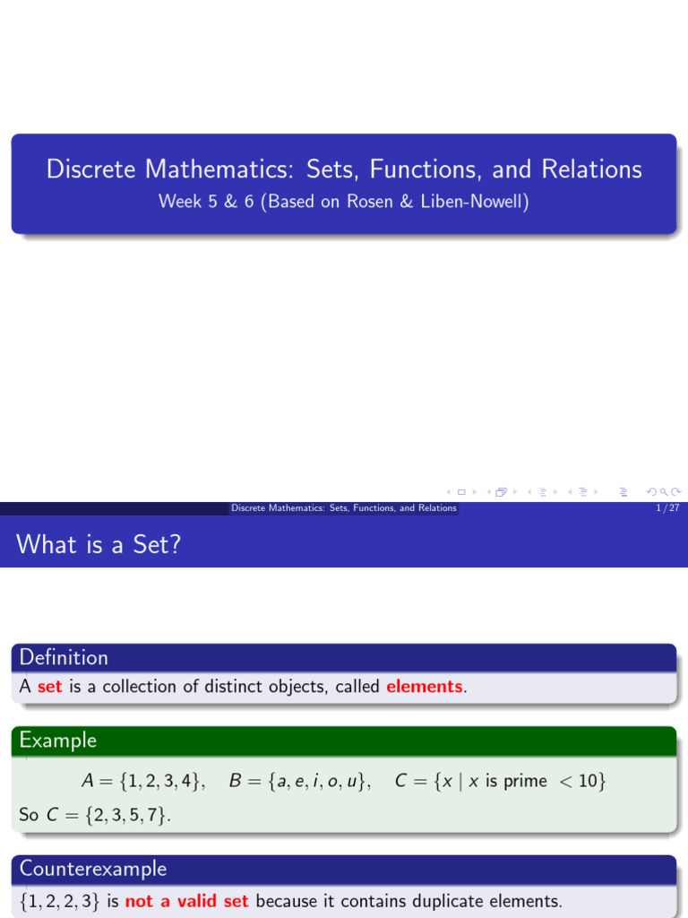 Sets, Functions | PDF | Mathematics | Mathematical Concepts