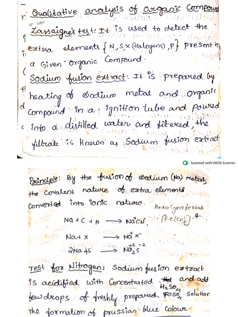 Organic Chemistry First Year Ipe Notes Complete | PDF