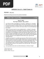COBE Oral Bagrut Exam Structure | PDF