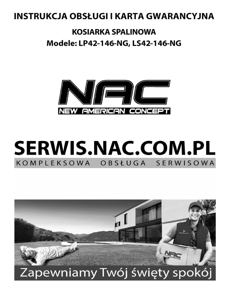 NAC LP42-146-NG Instrukcja Obsługi | PDF