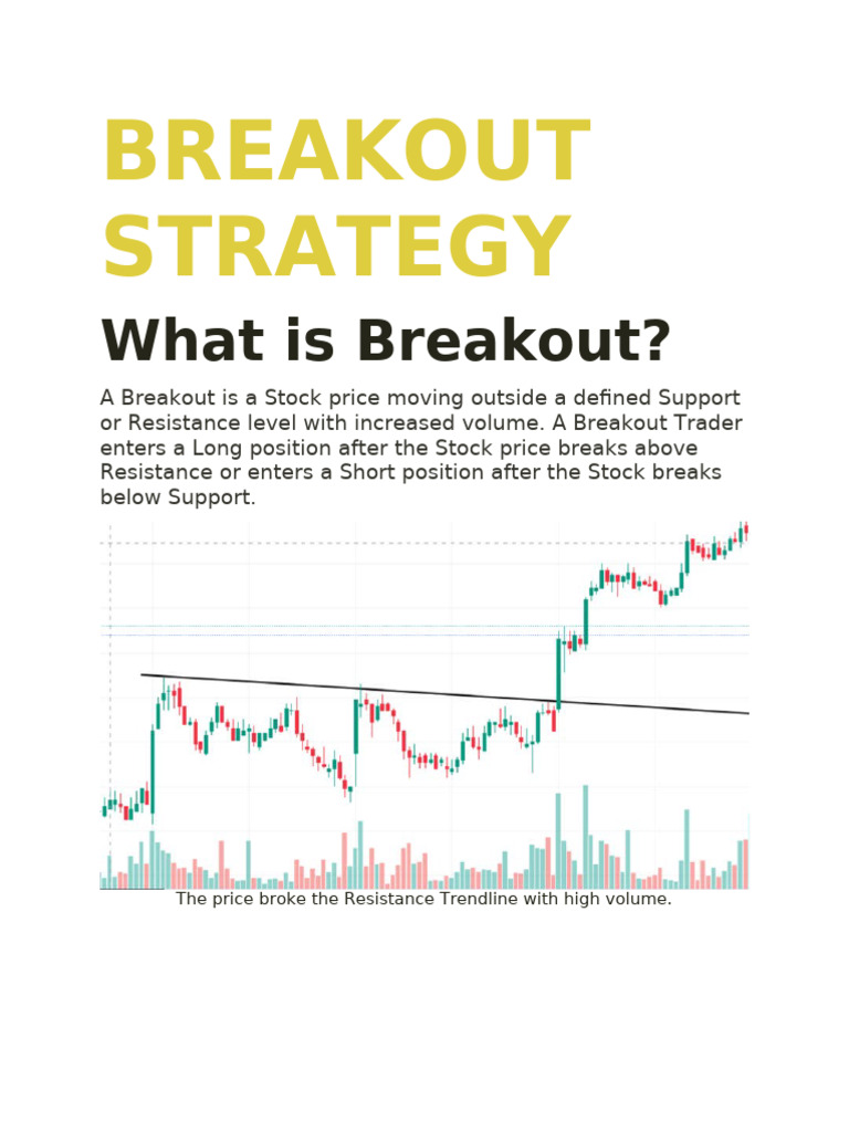 Breakout Strategy | PDF | Institutional Investors | Stock Market