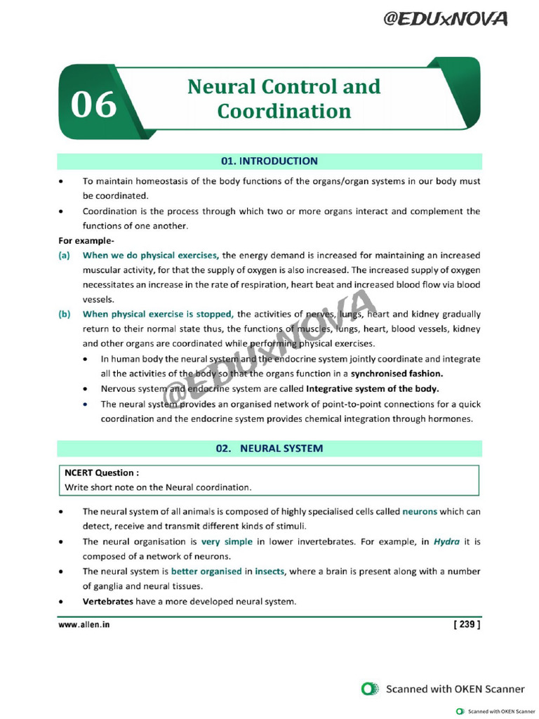 Allen Biology Neet Module 2026 | PDF