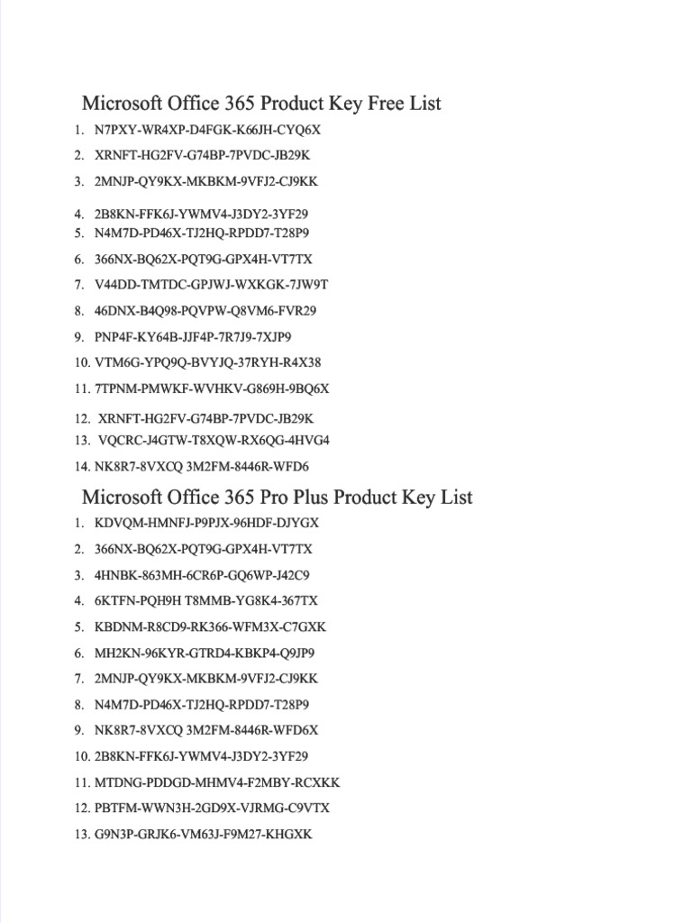 PDF Microsoft Office 365 Product Key Free List Compress | PDF | Chess Theory | Chess