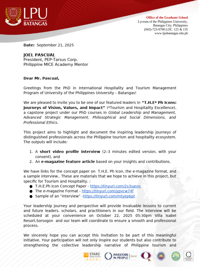Invitation to Join T.H.E. Ph Icons Project | PDF