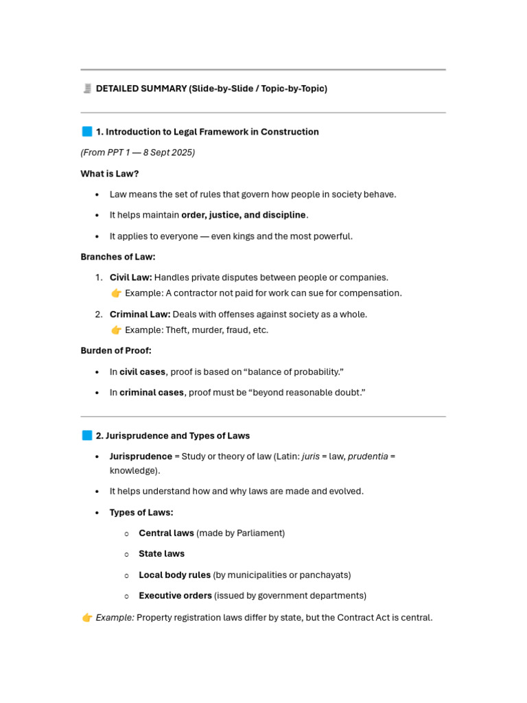 Legal Short Summary | PDF | Deed | Easement