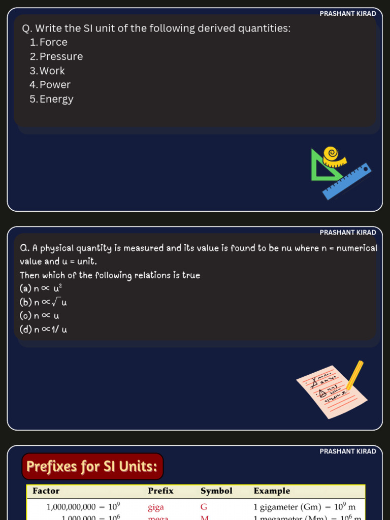 SI Units and Dimensional Analysis Guide | PDF | Mechanics | Classical ...