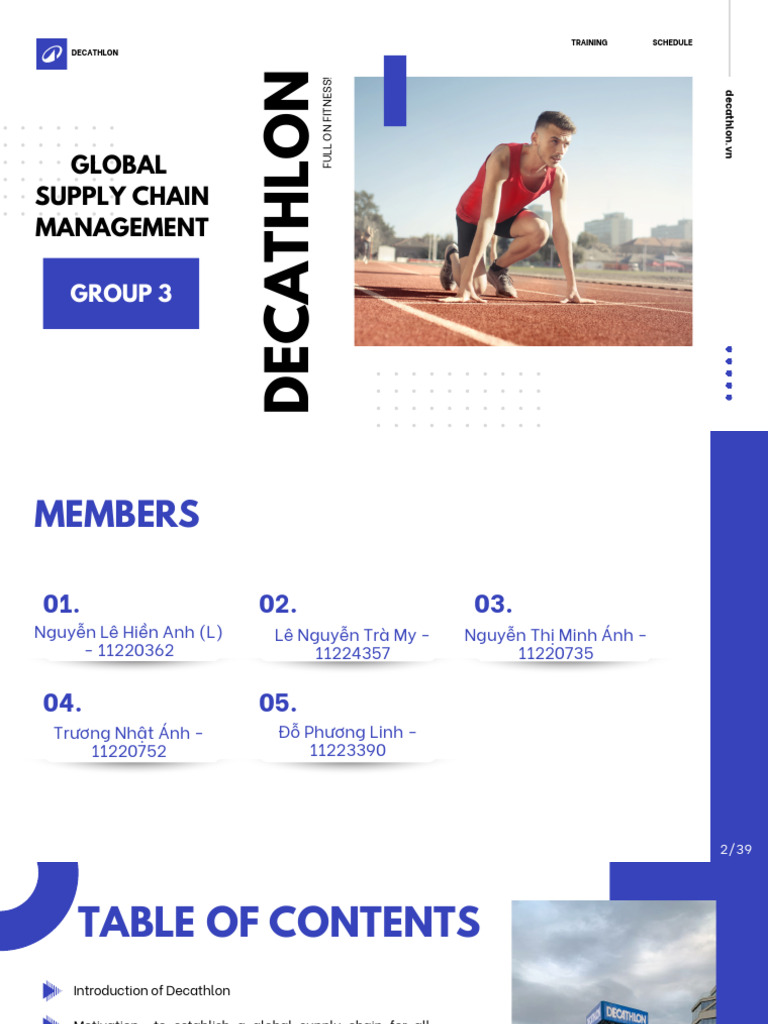 Group 3 - Decathlon | PDF | Supply Chain | Logistics