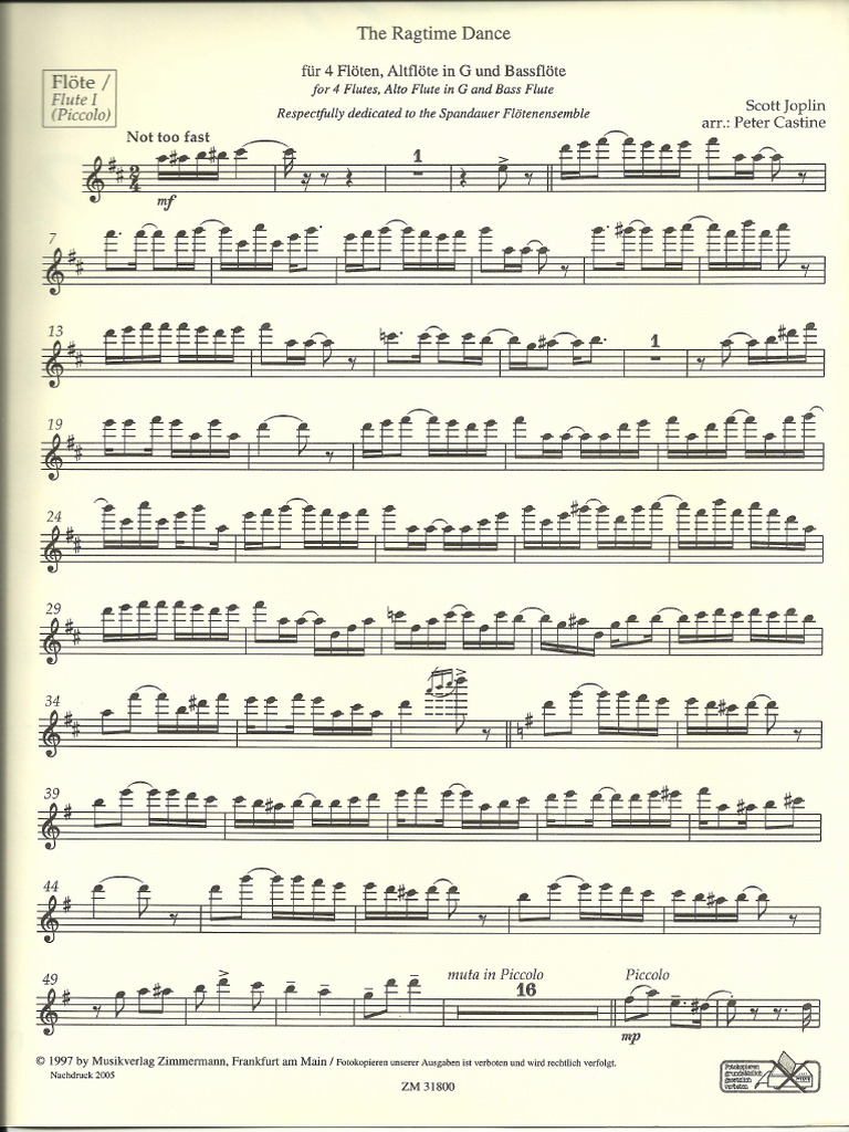 Ragtime Dance | PDF