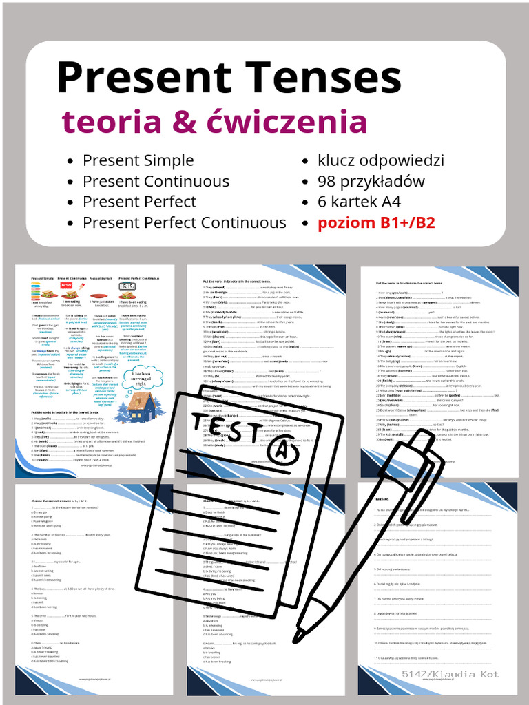 Present Tenses: Theory and Exercises | PDF