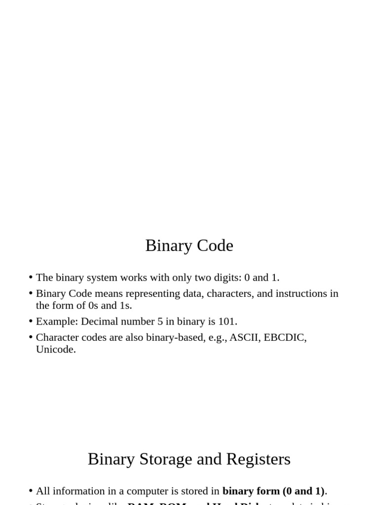 Binary Logic | PDF