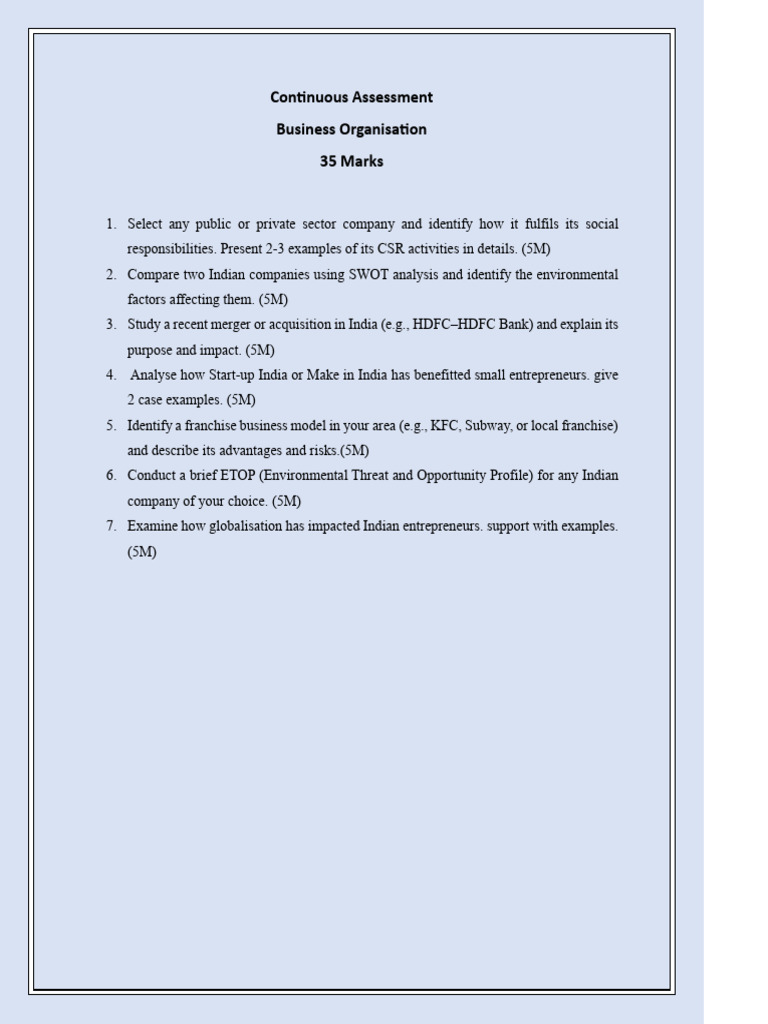 CA - 35 Marks | PDF
