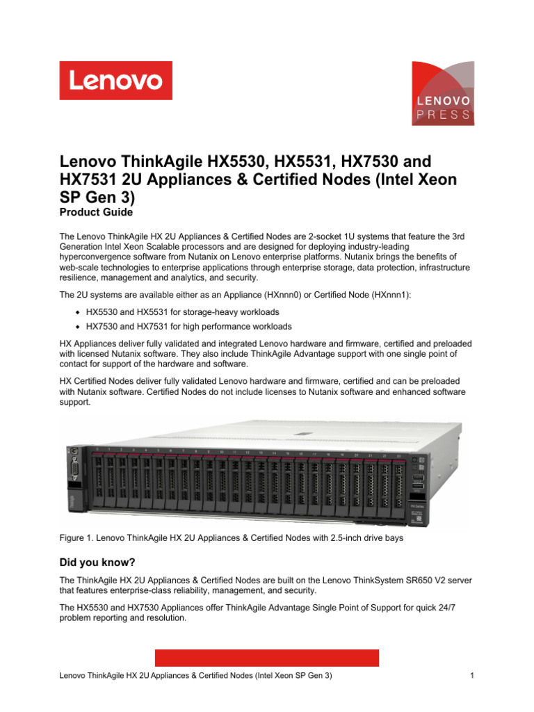 Think Agile HX | PDF | Solid State Drive | Hard Disk Drive