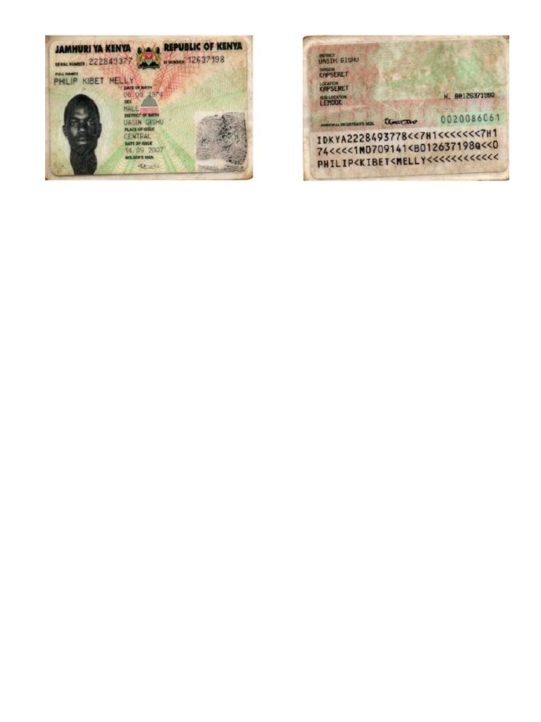 Brian Kiprotich Documents | PDF