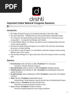 Key INC Sessions and Presidents | PDF | Indian National Congress ...