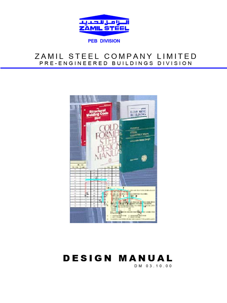 Zamil Steel PEB Design Manual DM 03.10.00 | PDF | Crane (Machine ...