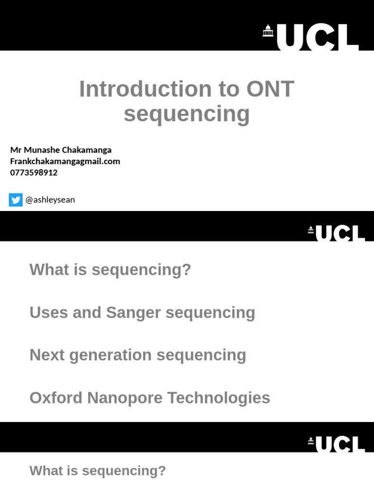 Introduction to ONT Sequencing Techniques | PDF | Dna Sequencing | Dna