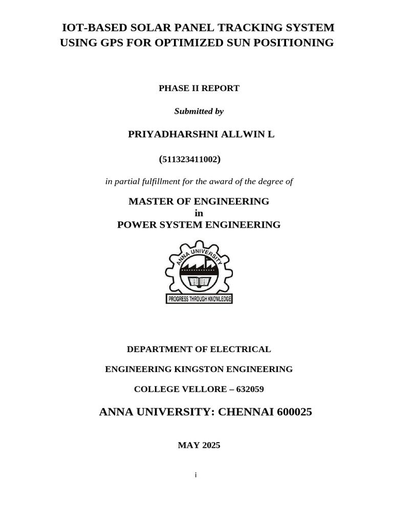Final Thesis PDF - Merged | PDF | Microcontroller | Arduino