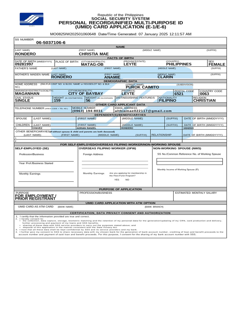 UMID Card Application Guide Philippines | PDF | Identity Document