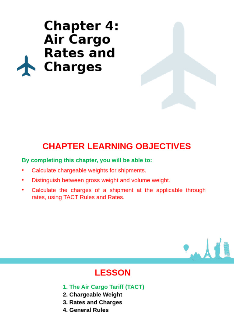 Air Cargo Rates and Chargeable Weight | PDF | Density | Cargo