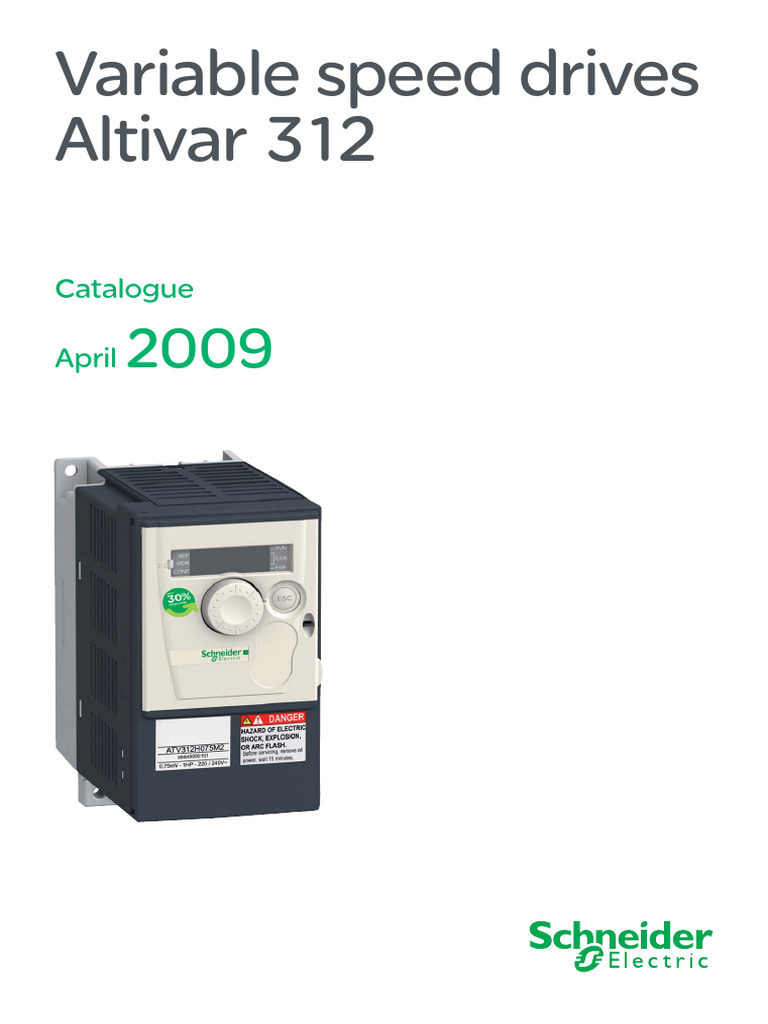 Altivar 312 Variable Speed Drives Guide | PDF | Electromagnetic ...
