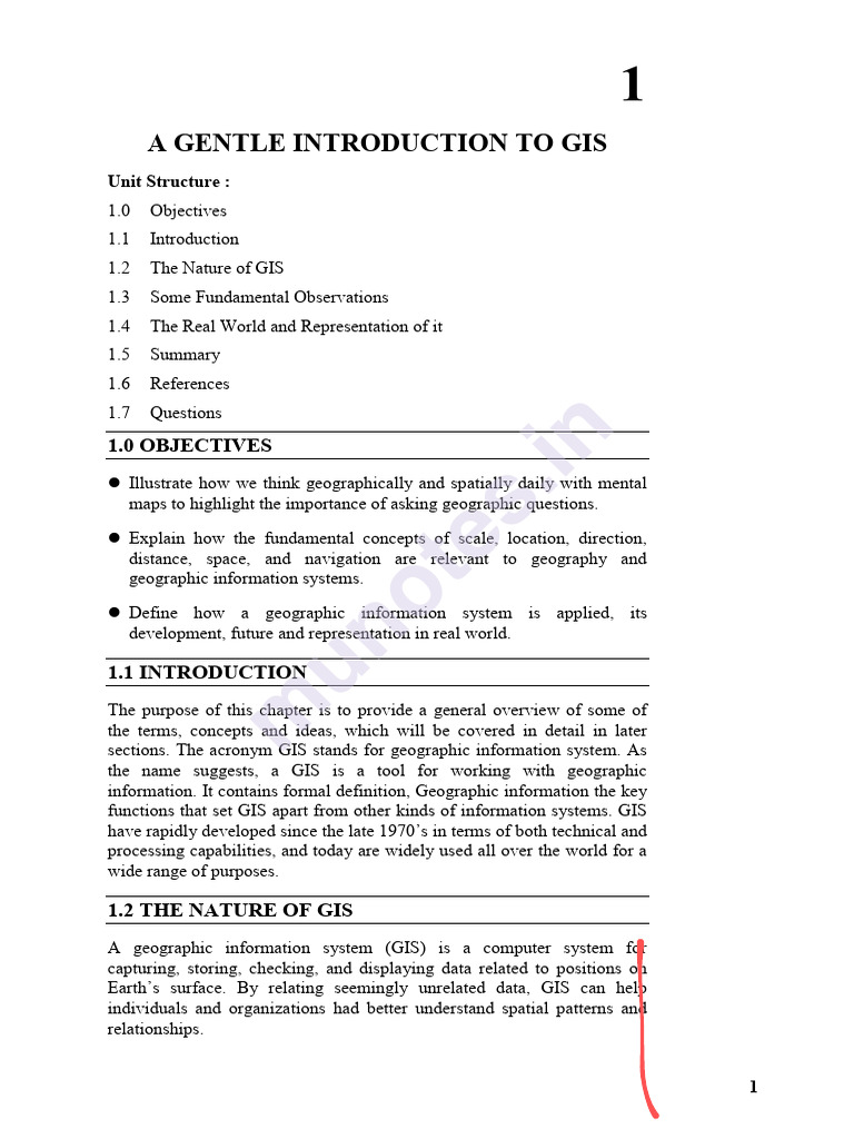 TYBSCIT SEMESTER 6 CBCS Principles of Geographic Information Systems ...