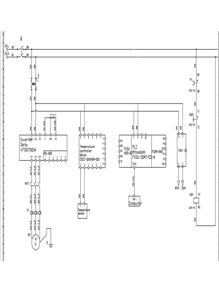 Schéma électrique et composants clés | PDF
