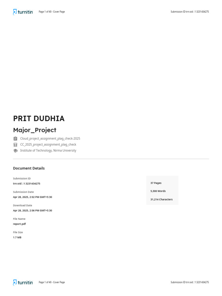 Plag Report | PDF | Citation | Publishing