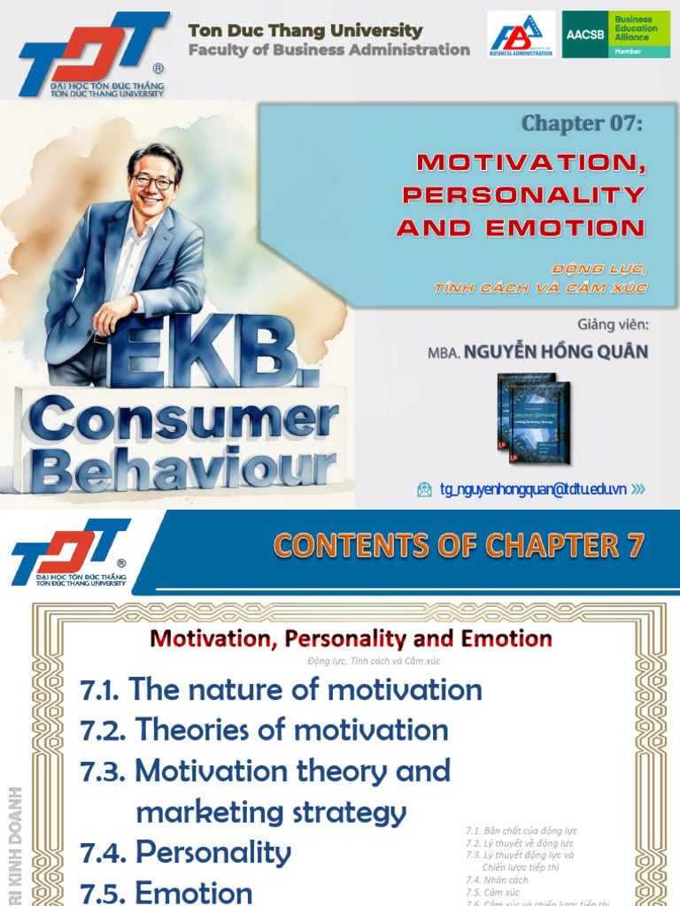 Chapter07 Motivation, Personality and Emotion HQ | PDF