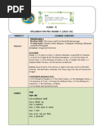 Class X Periodic Test 1 Syllabus | PDF