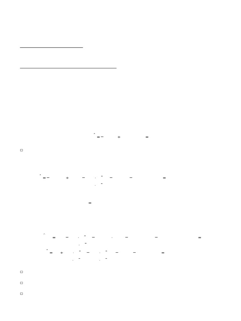 Class 11. Stochastic Regressors | PDF | Ordinary Least Squares | Linear Regression