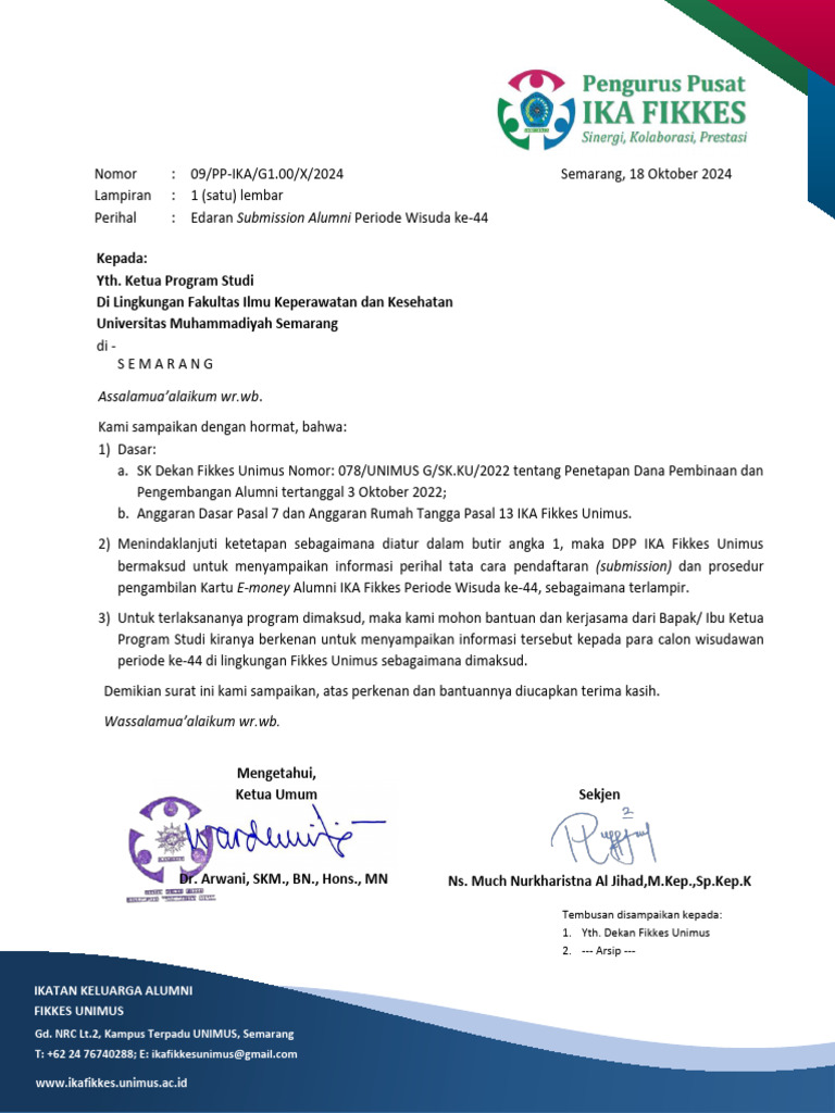 Submission Alumni - Fikkes Wisuda 44 | PDF