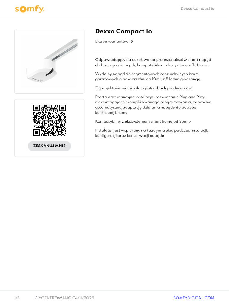 Dexxo Compact Io | PDF