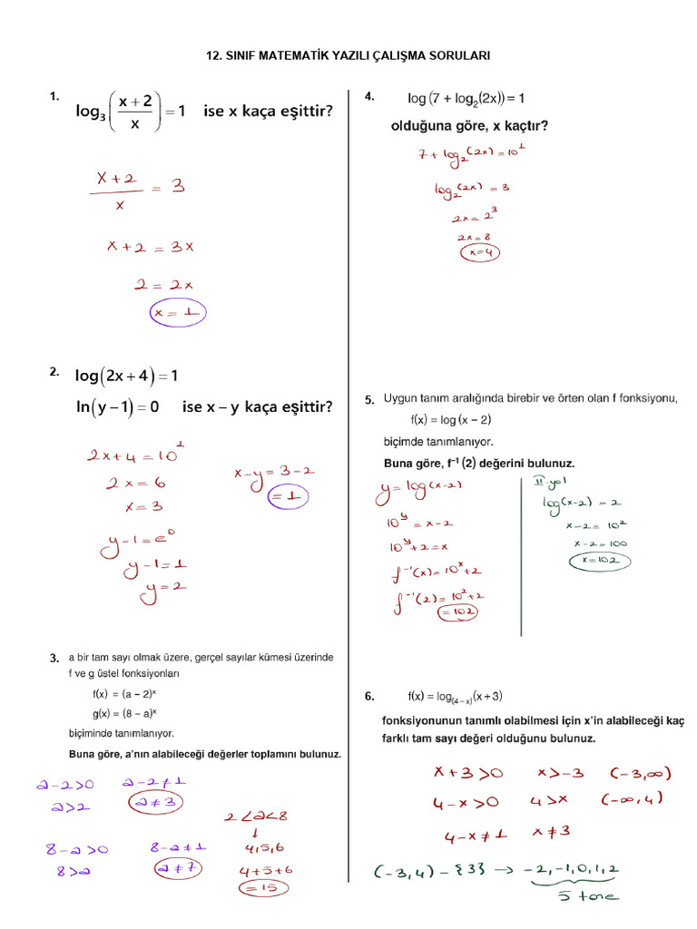 12 SINIF mat çözümlü_251019_211609 | PDF