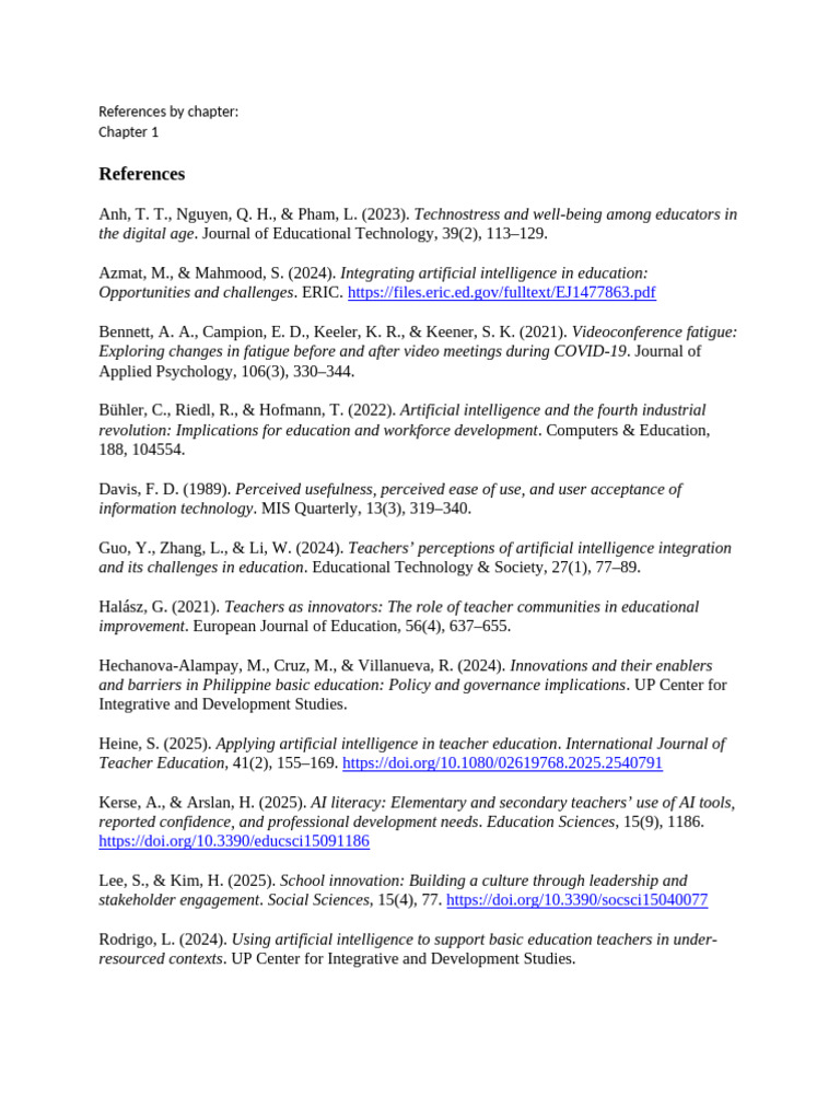 References by chapter | PDF | Artificial Intelligence | Intelligence ...