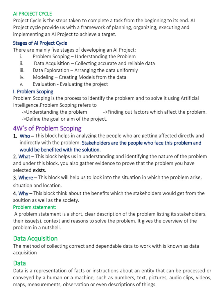 04 Ai Reflection, Project Cycle and Ethics 22-04-2025 | PDF | Artificial Intelligence ...