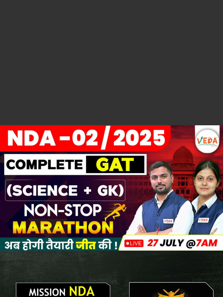 Science Marathon Notes | PDF