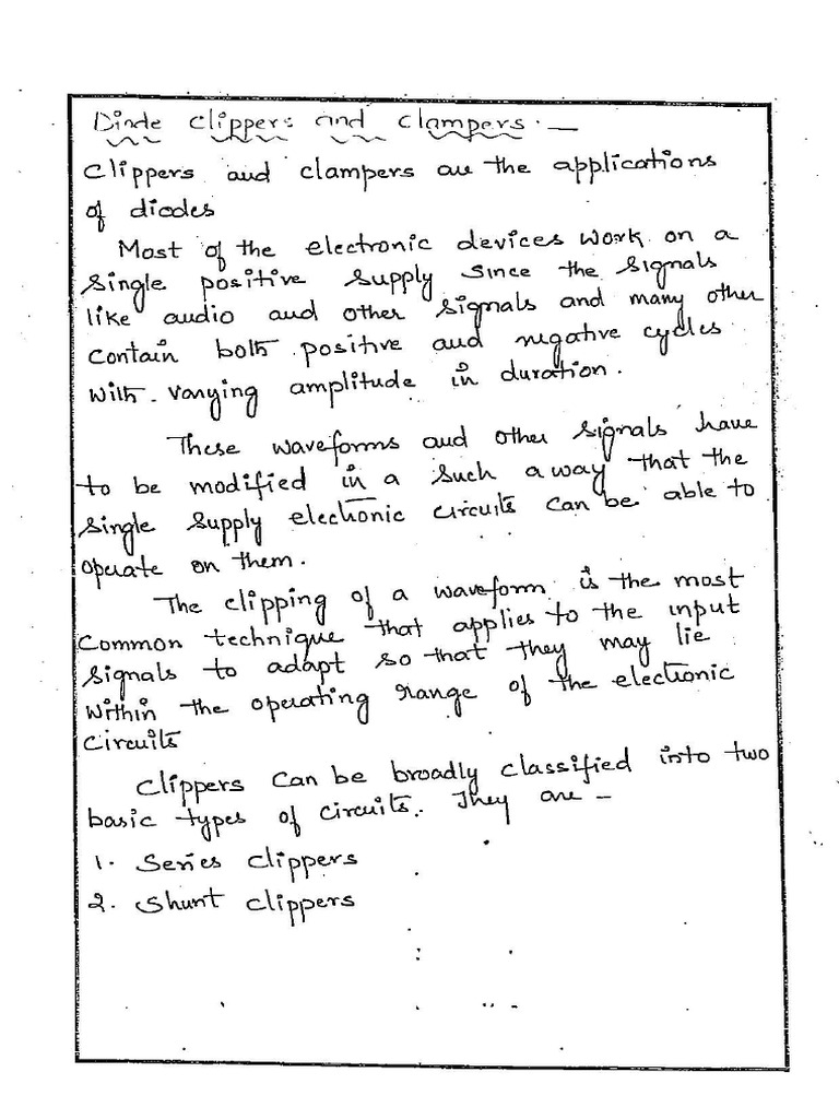 Edc - Unit 2 (Part 2) HW | PDF