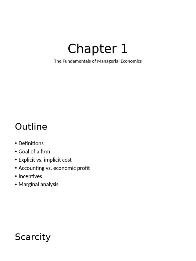 Managerial Economics Fundamentals Explained | PDF | Profit (Economics ...