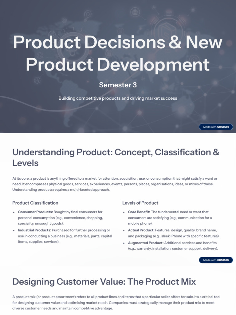 Product Decisions and New Product Development | PDF | Brand | Product ...
