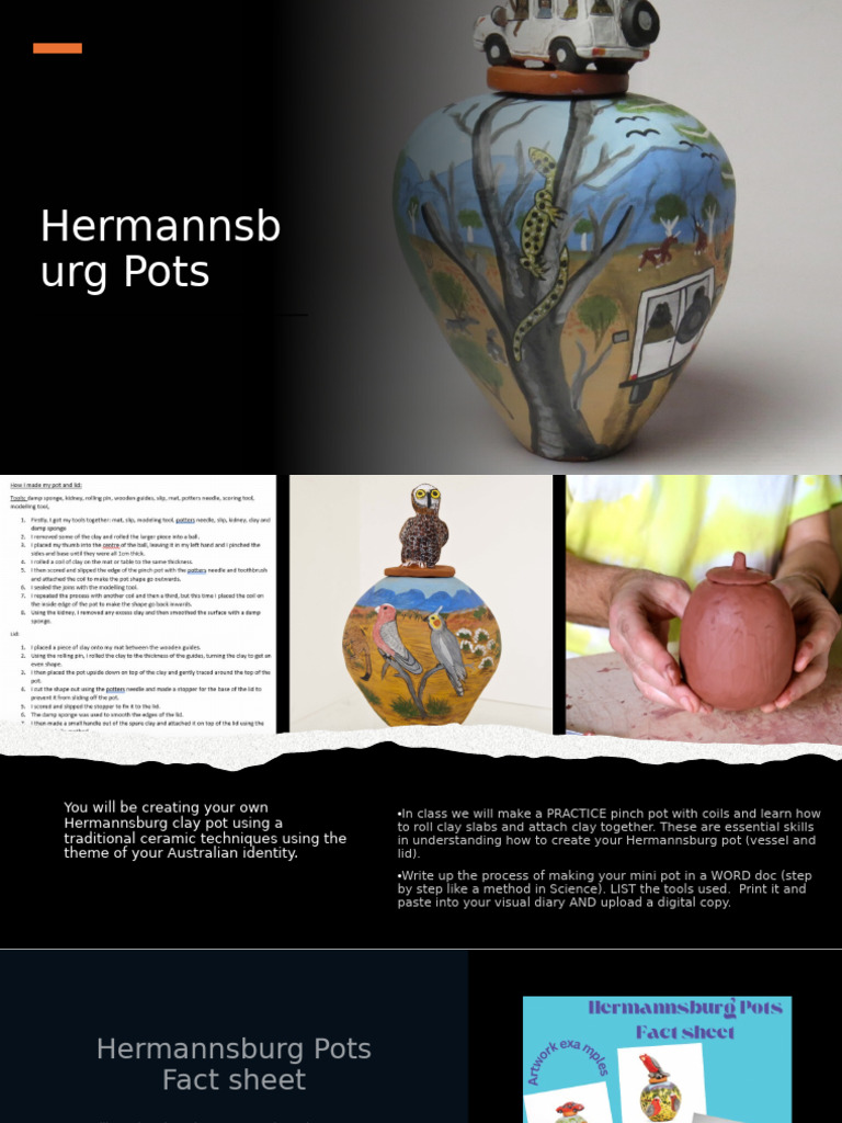 Create Your Own Hermannsburg Pot | PDF | Pottery