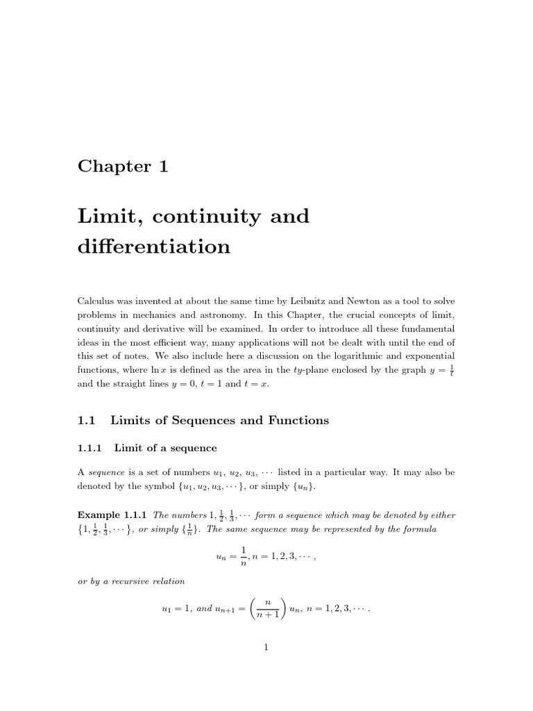 Limits of Sequences | PDF | Limit (Mathematics) | Sequence
