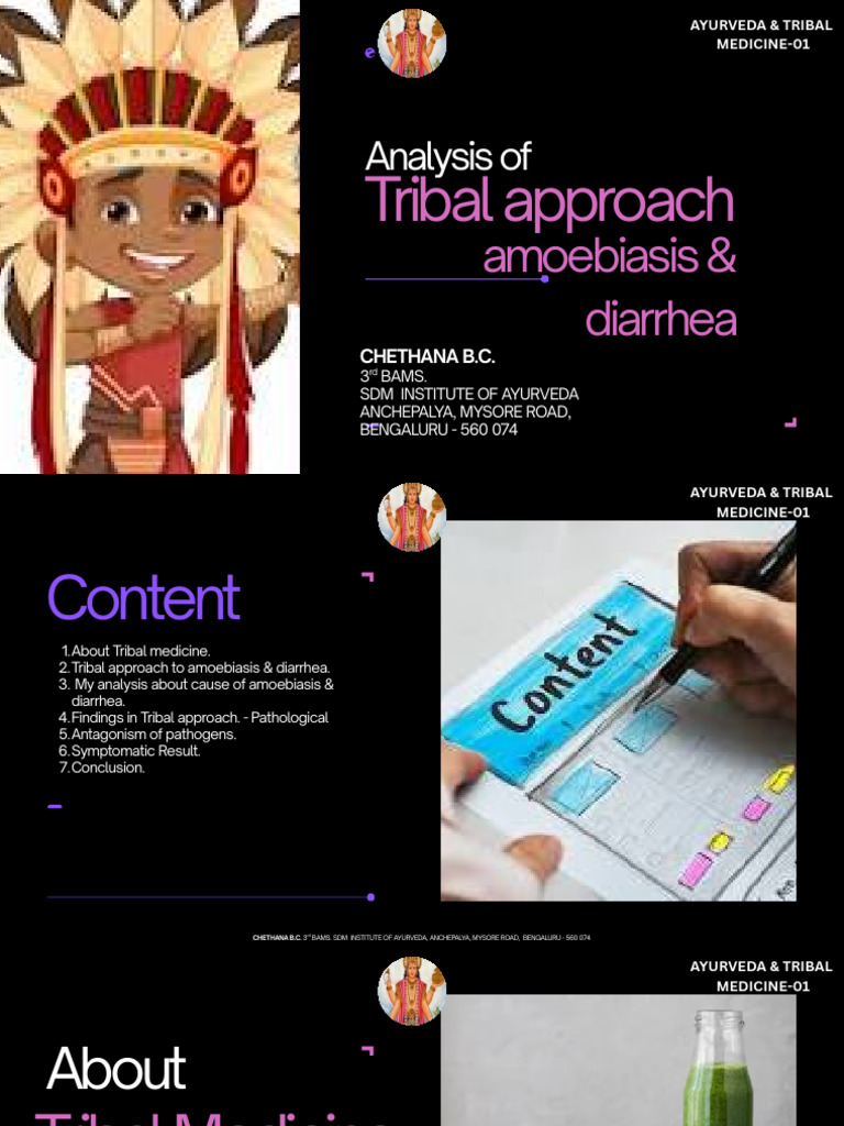 Tribal Medicine for Amoebiasis Relief | PDF | Immunology | Human ...