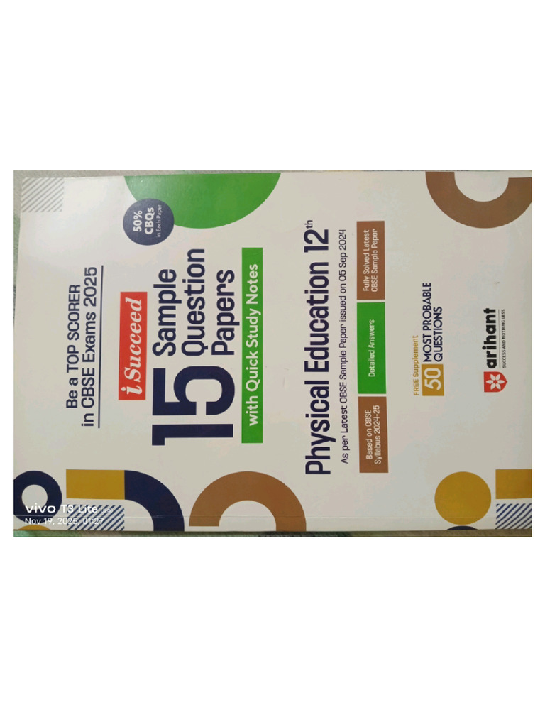 Arihant Sample Paper (1 To 10) PDF | PDF