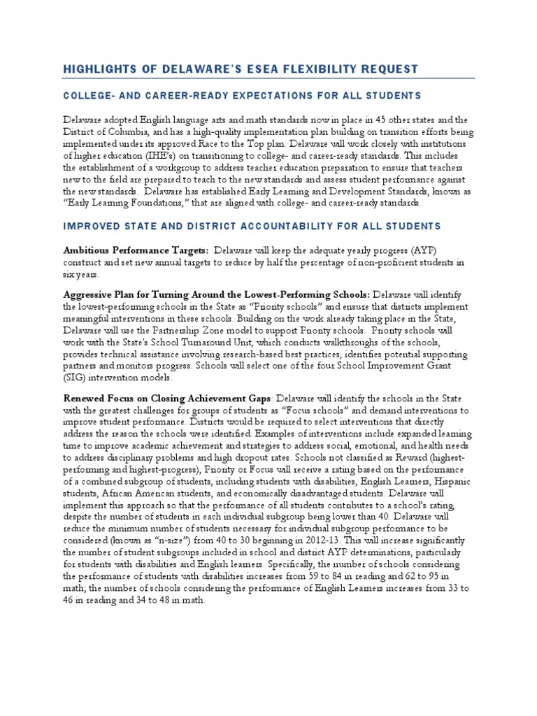 De 1 | PDF | Adequate Yearly Progress | Pedagogy