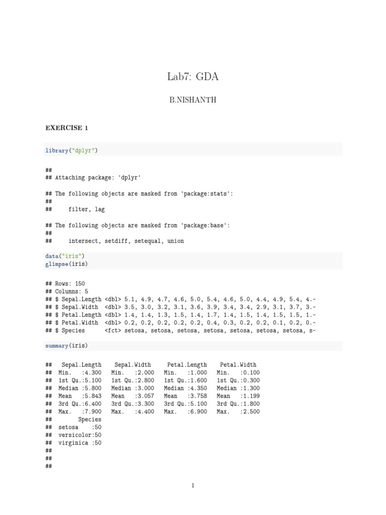 Lab7 | PDF | Plants | Machine Learning