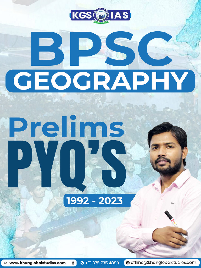 Indian Geography PYQ (1992-2023) With Answer Key - 9110108896 | PDF