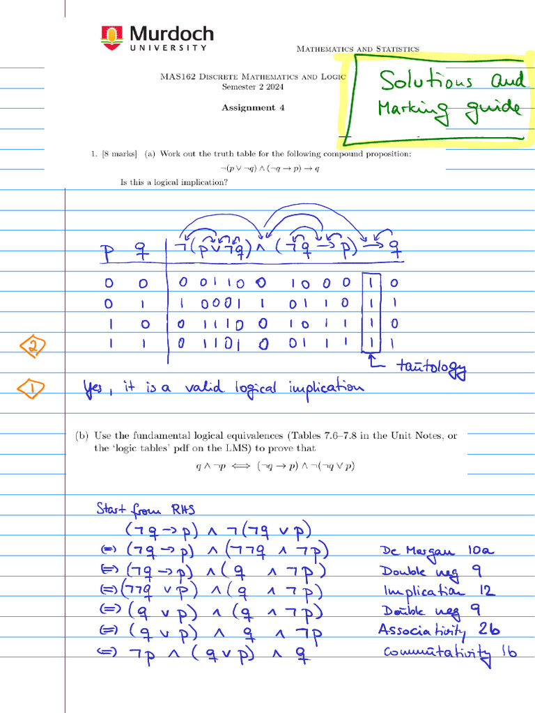 2025 Tjd Assignment4 Solutions | PDF